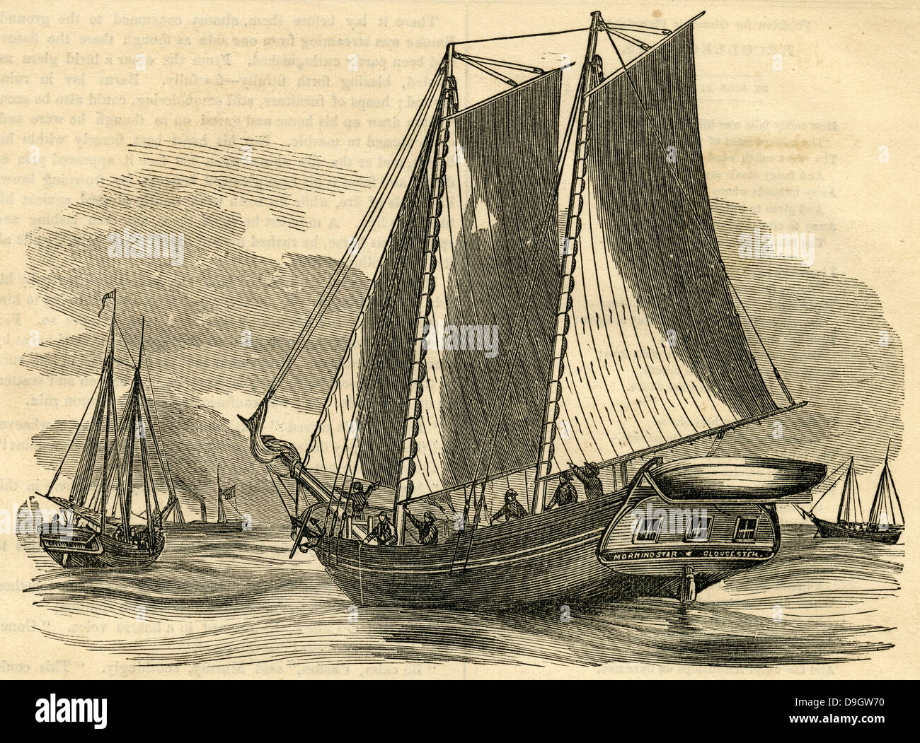 19th Century Fishing Boat In High Resolution Stock Photography and ...