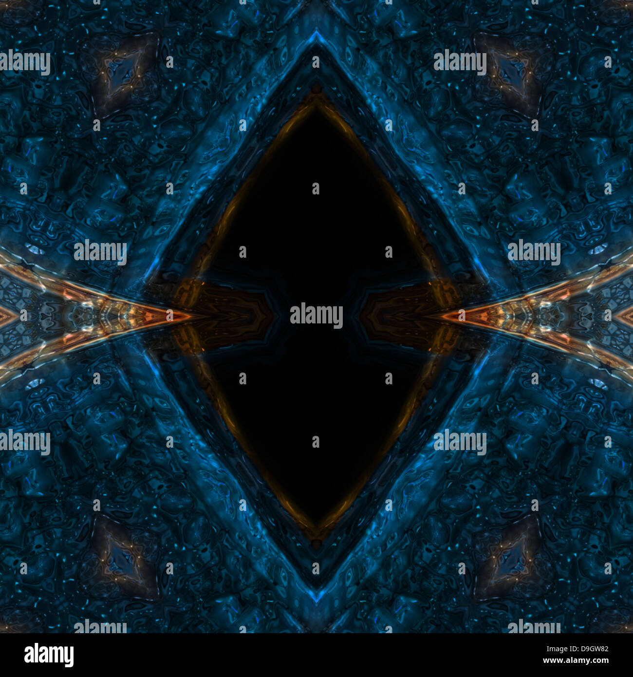 Abstract illustrated glass object Stock Photo - Alamy