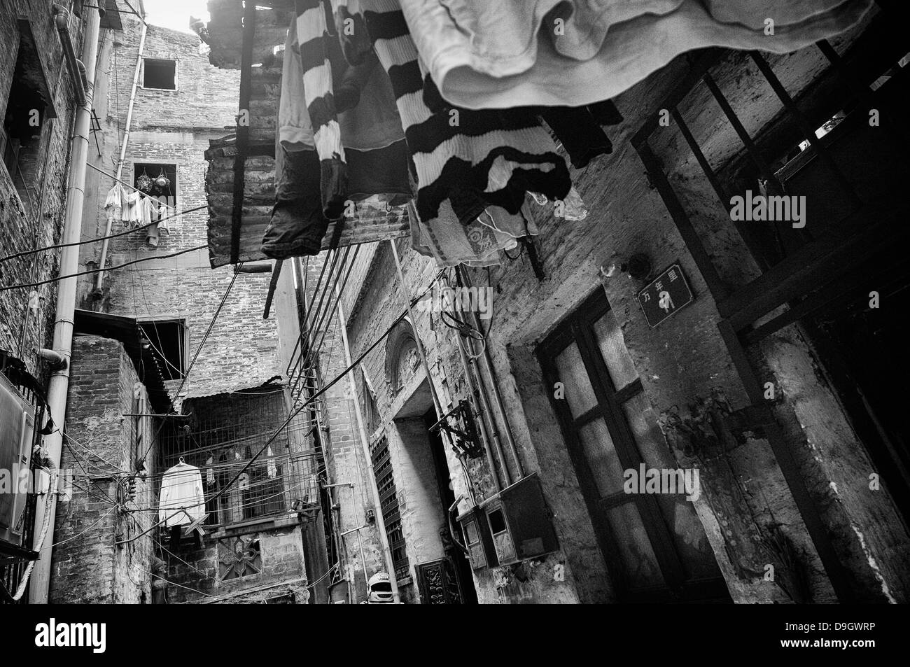 Back street china Black and White Stock Photos & Images - Alamy