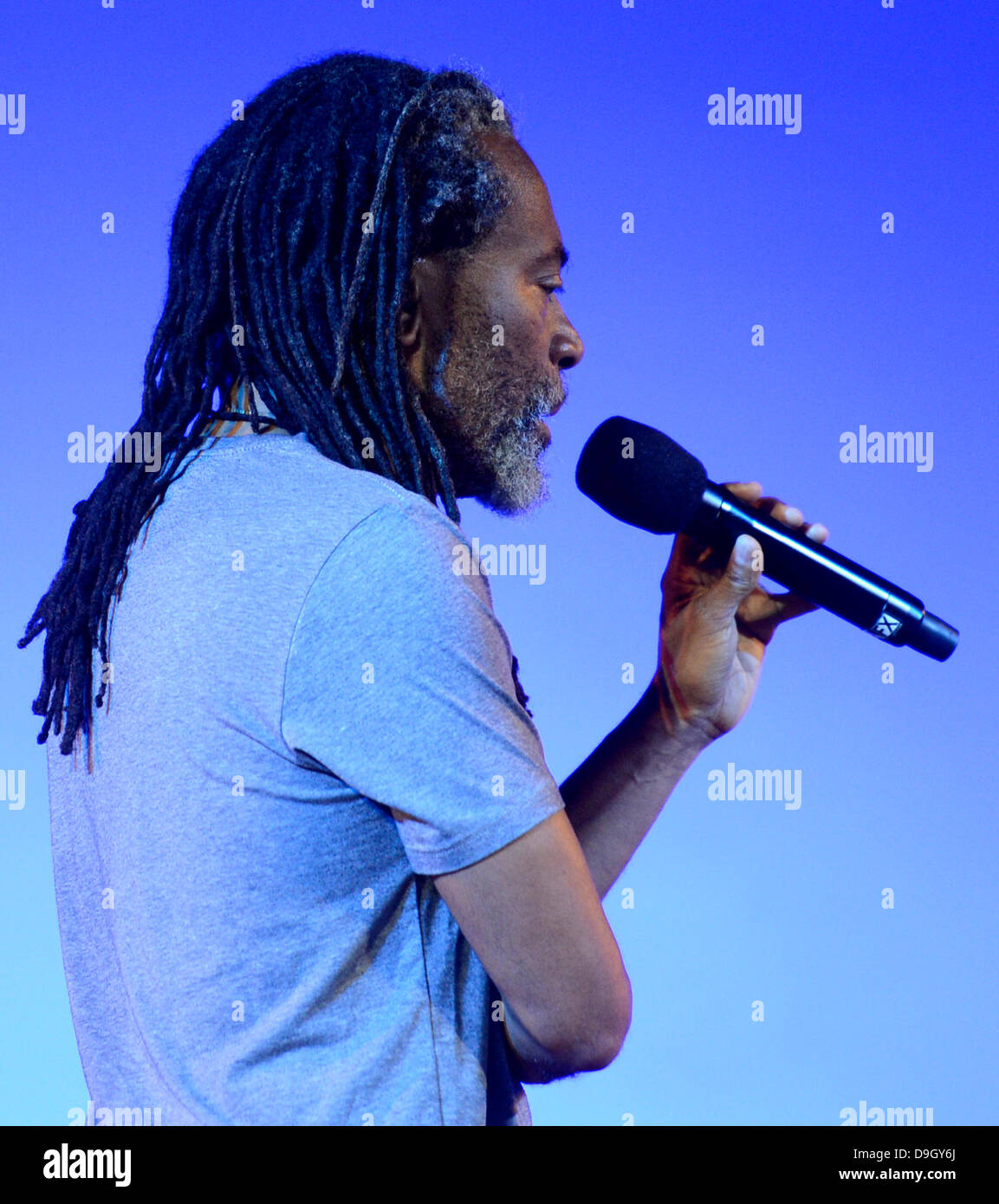 Prague, Czech Republic. 19th June, 2013. American vocalist Bobby ...