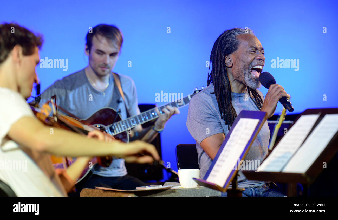 Prague, Czech Republic. 19th June, 2013. American vocalist Bobby ...