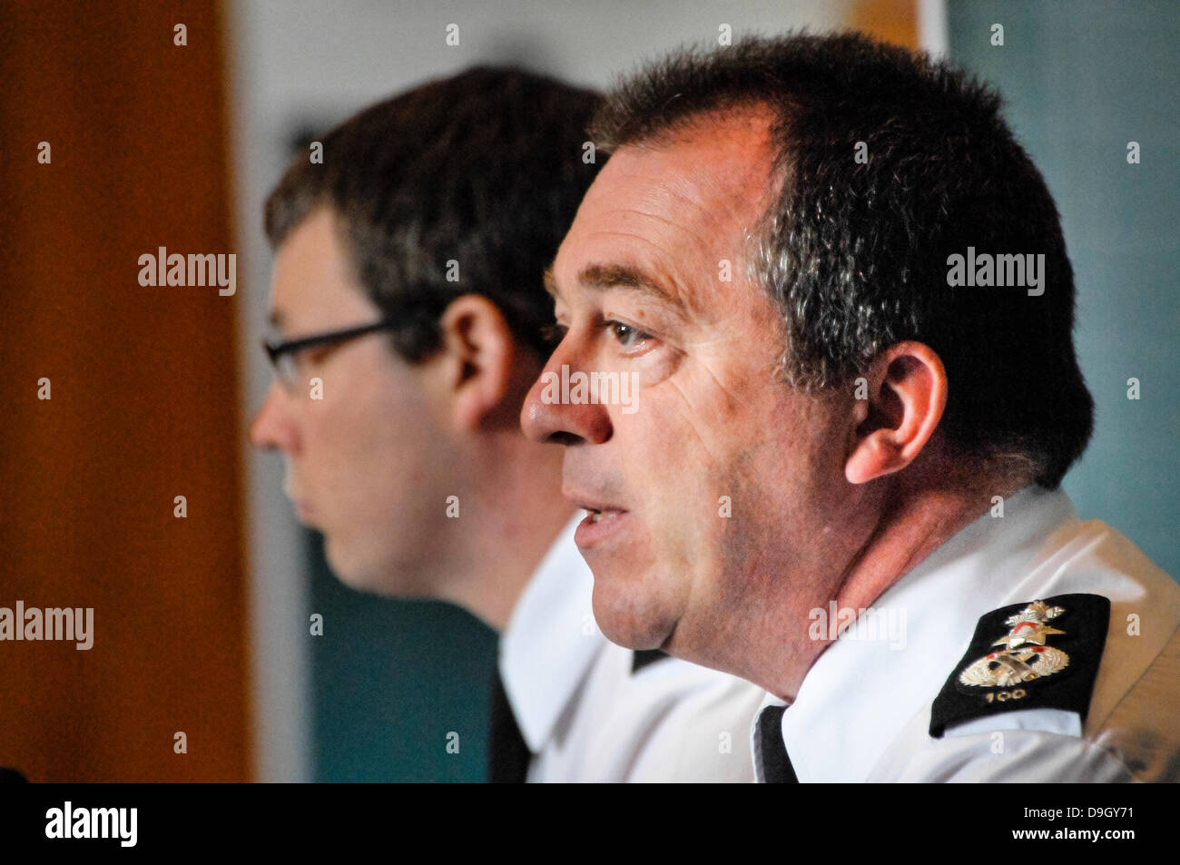 Belfast, Northern Ireland. 19th June 2013. PSNI Chief Constable praises ...