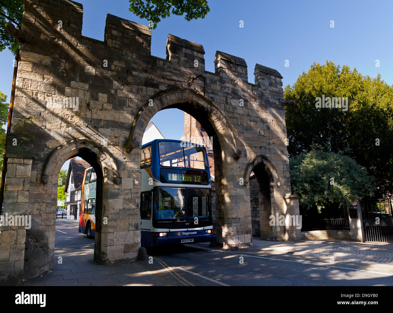 Lincoln - Priory Gate; Lincoln, Lincolnshire, UK, Europe Stock Photo ...