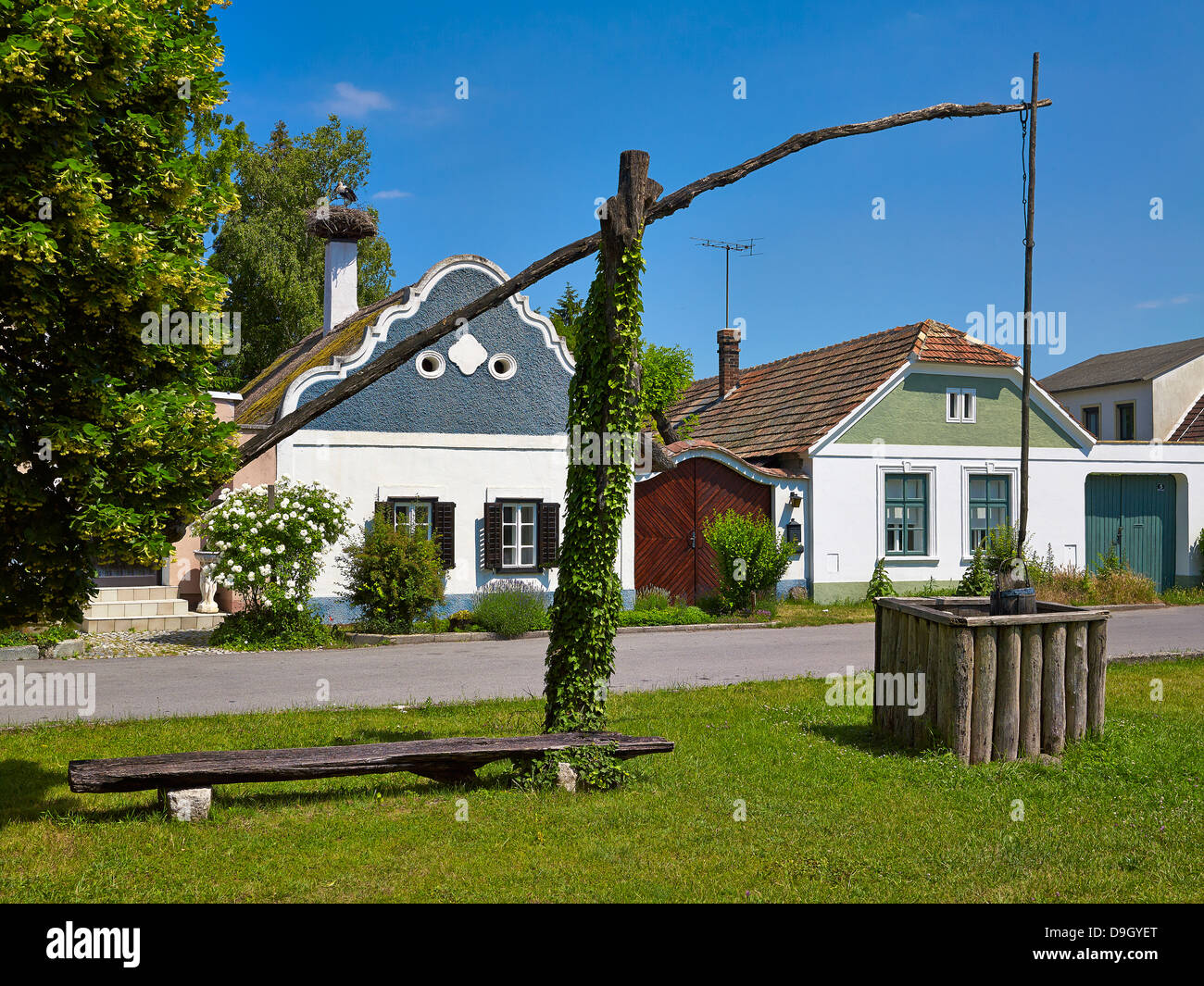 Hufnagel house, Burgenland farmhouse with Baroque gables and draw well ...