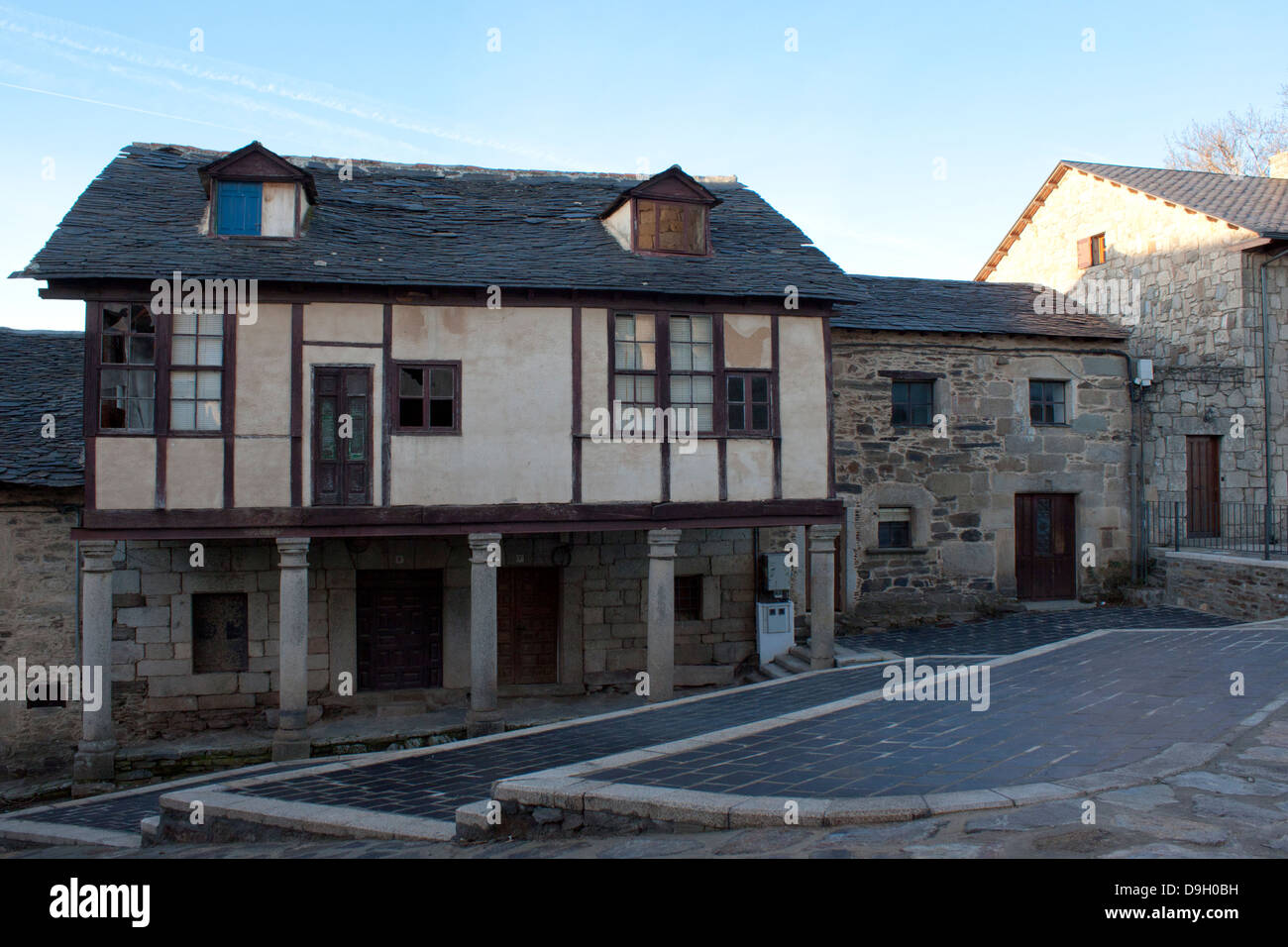 Typical house in northern spain Stock Photo - Alamy