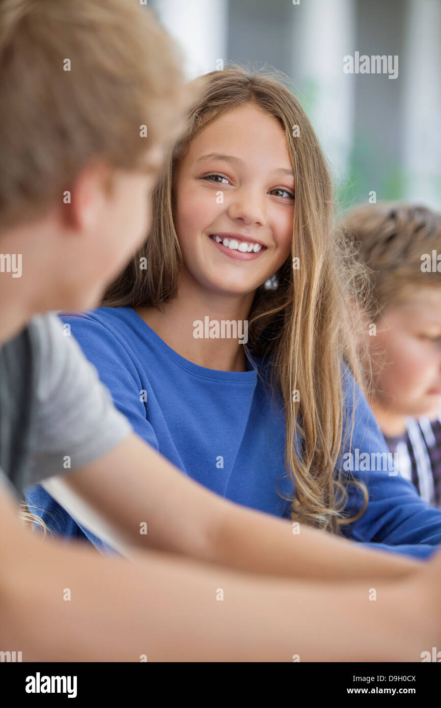 Students in a classroom Stock Photo - Alamy