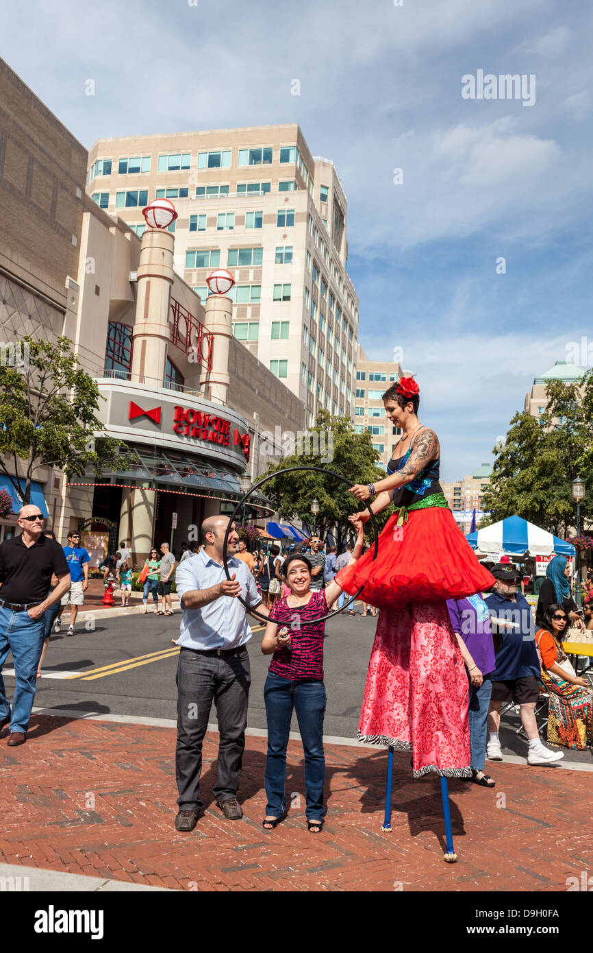 "A Taste of Reston" food festival, Town Center, Reston, Virginia Stock ...