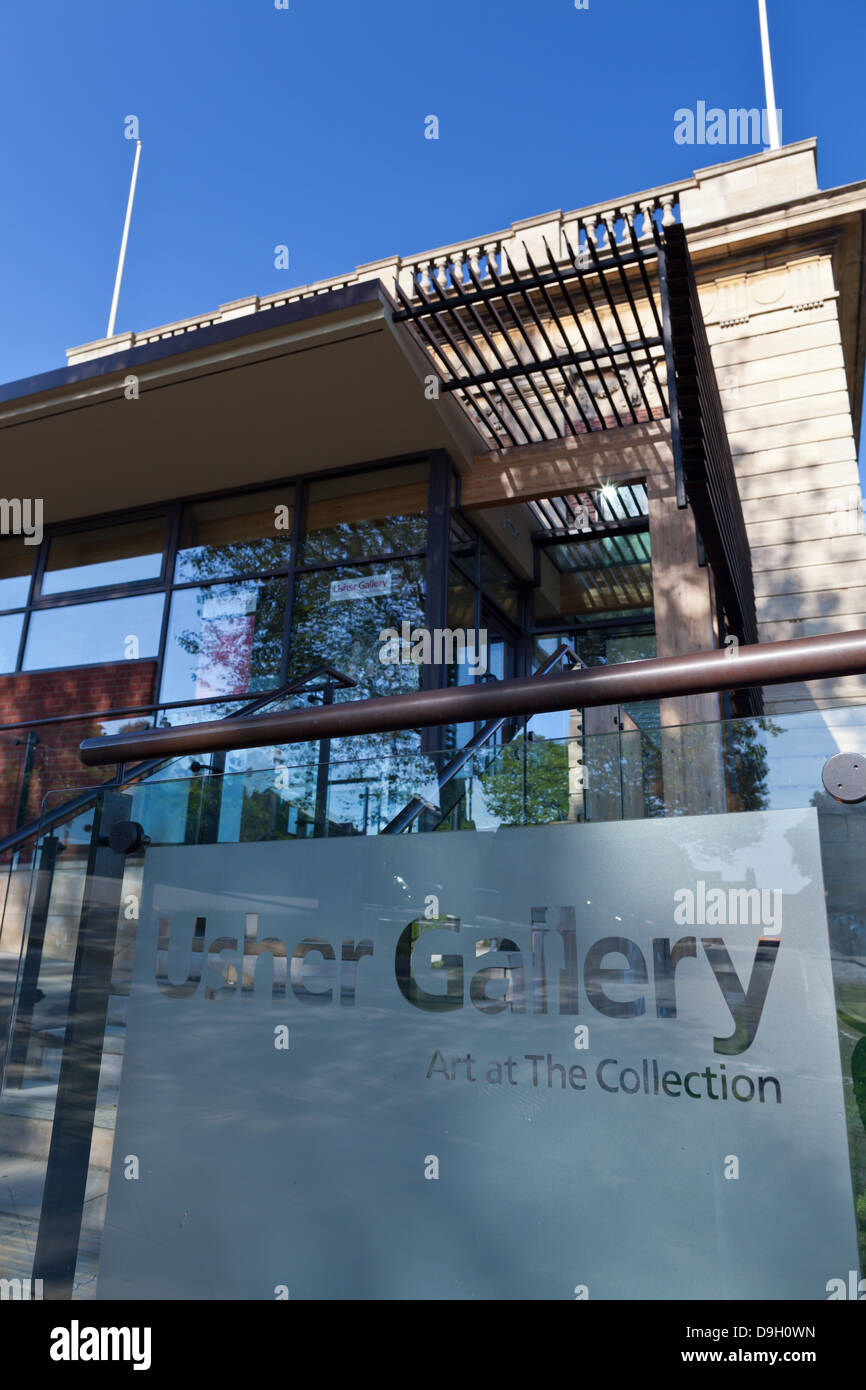 Lincoln - Usher gallery museum; Lincoln, Lincolnshire, UK, Europe Stock ...