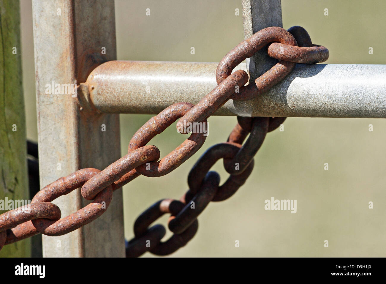 Securing a gate hi-res stock photography and images - Alamy