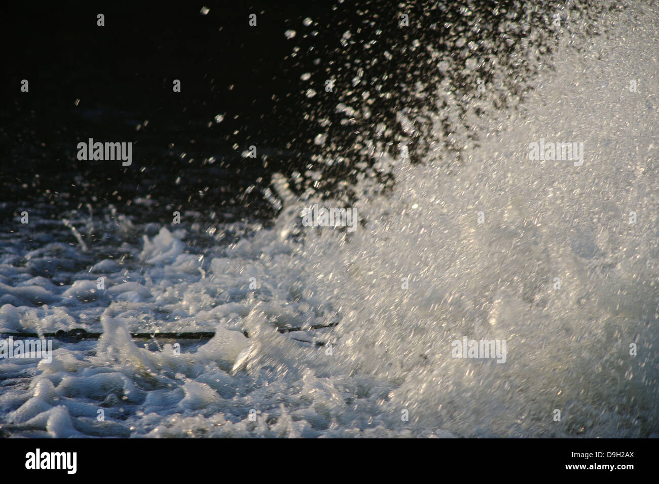 waterfall with splash Stock Photo - Alamy