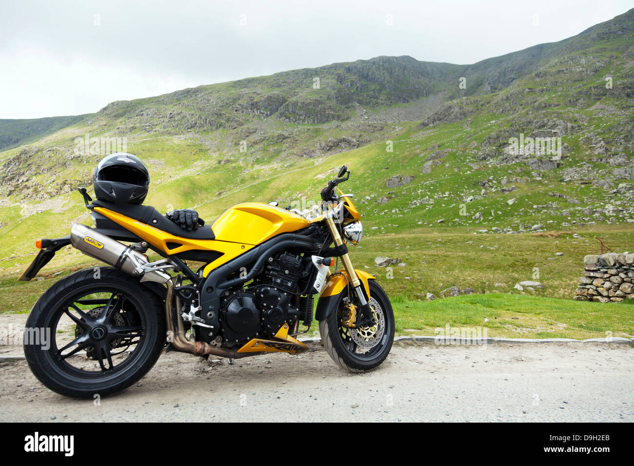 bike rides triumph motorbike riding in Cumbria, Lake District National ...