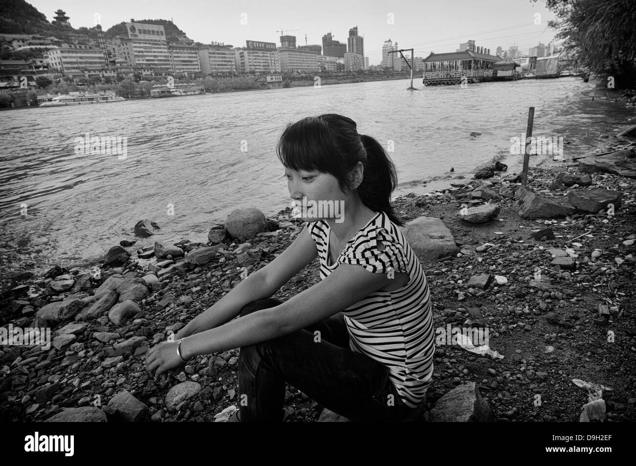 China gansu Black and White Stock Photos & Images - Alamy