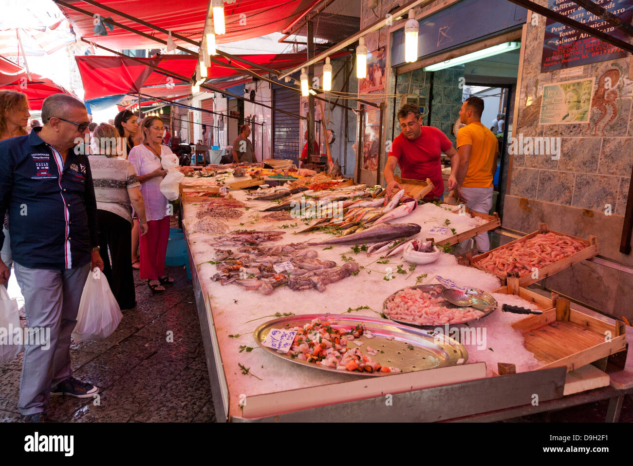 La Vucciria, one of Palermo's oldest and busiest markets, Palermo ...