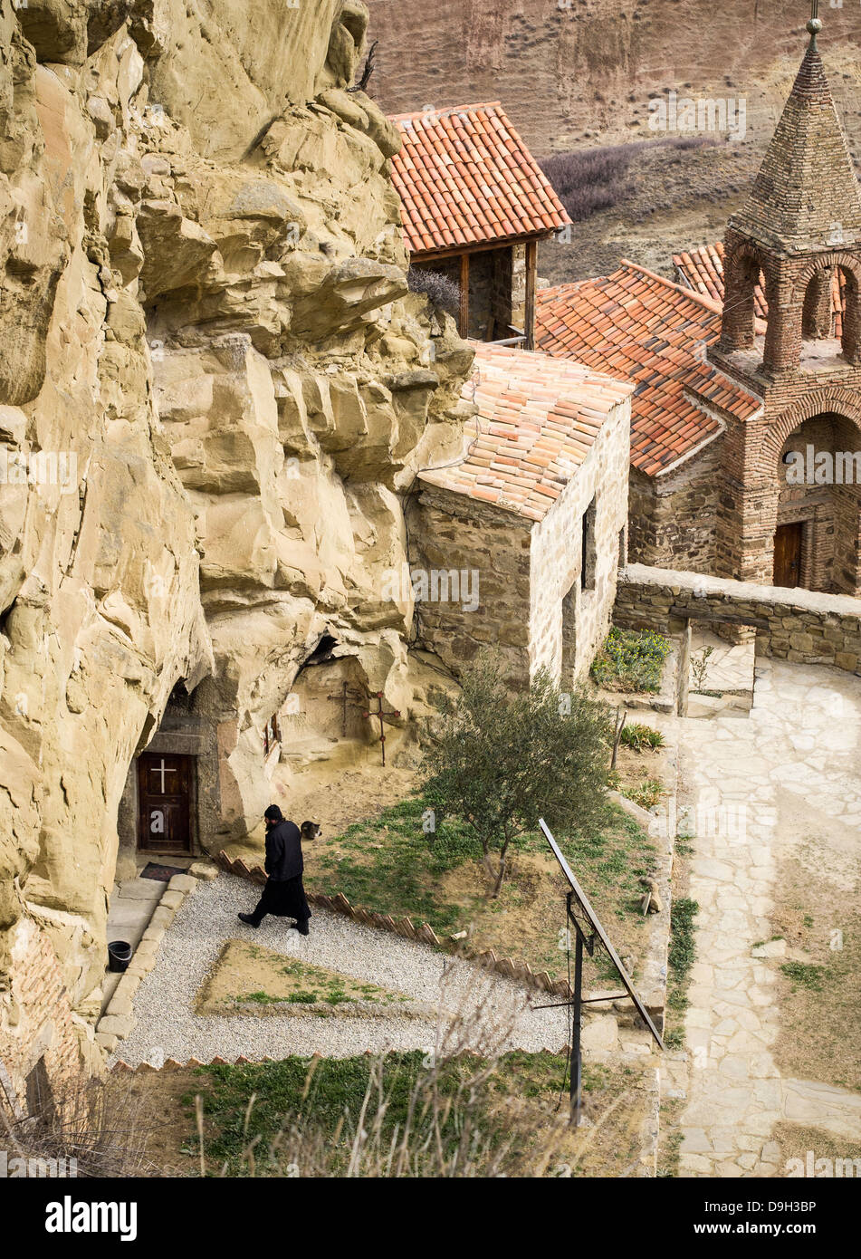 David Gareja Monastery complex in Kakhetia, Georgia on the border with ...