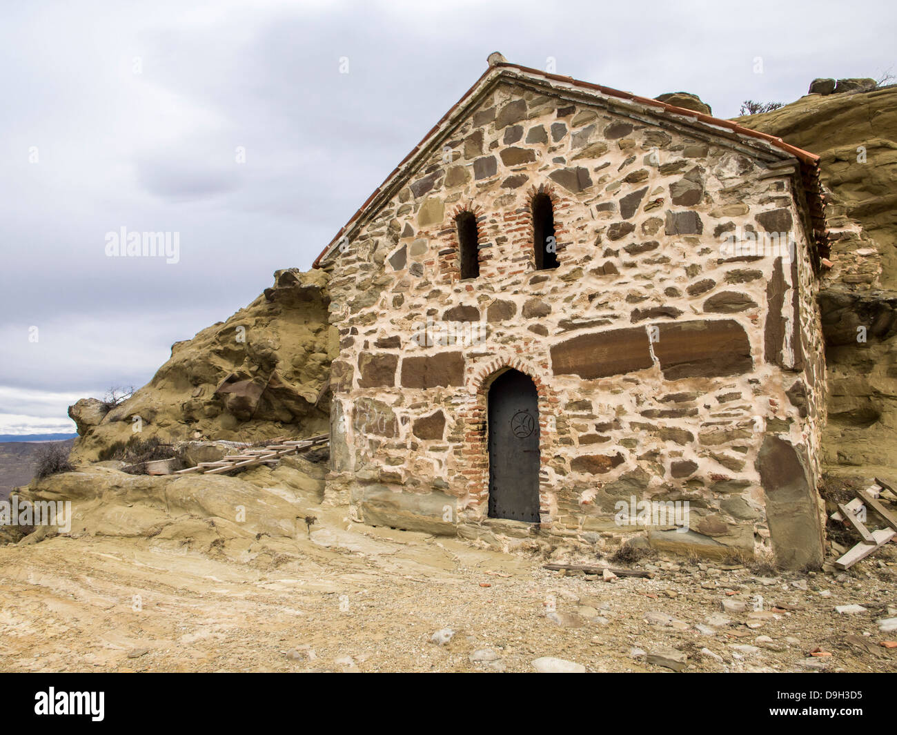 David Gareja Monastery complex in Kakhetia, Georgia on the border with ...