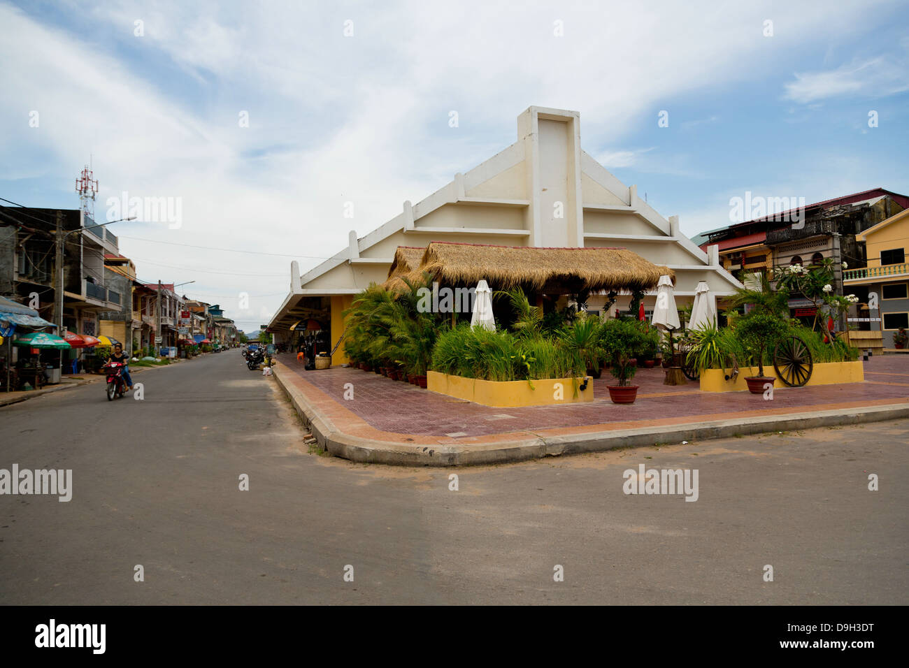 The old Market Building in Kampot, Cambodia Stock Photo - Alamy
