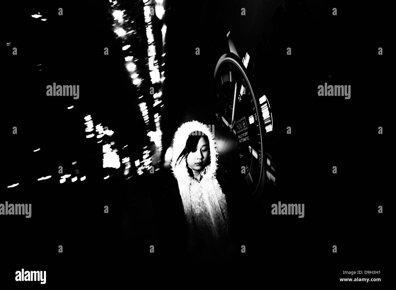 Shanghai time Black and White Stock Photos & Images - Alamy