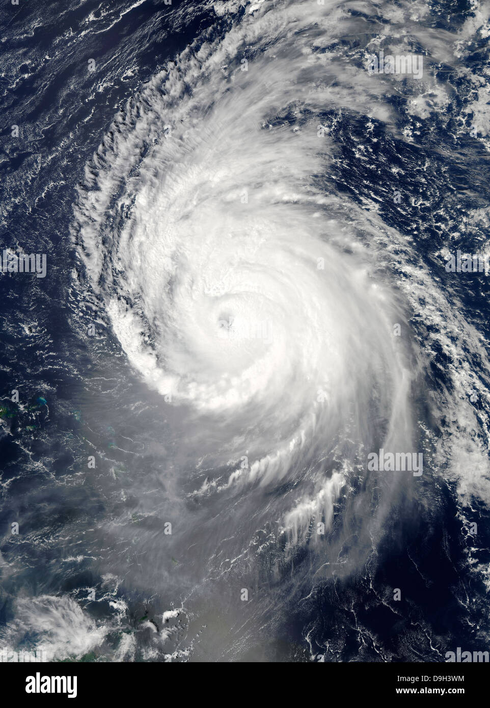 September 16, 2010 - Hurricane Igor in the Atlantic Ocean Stock Photo ...