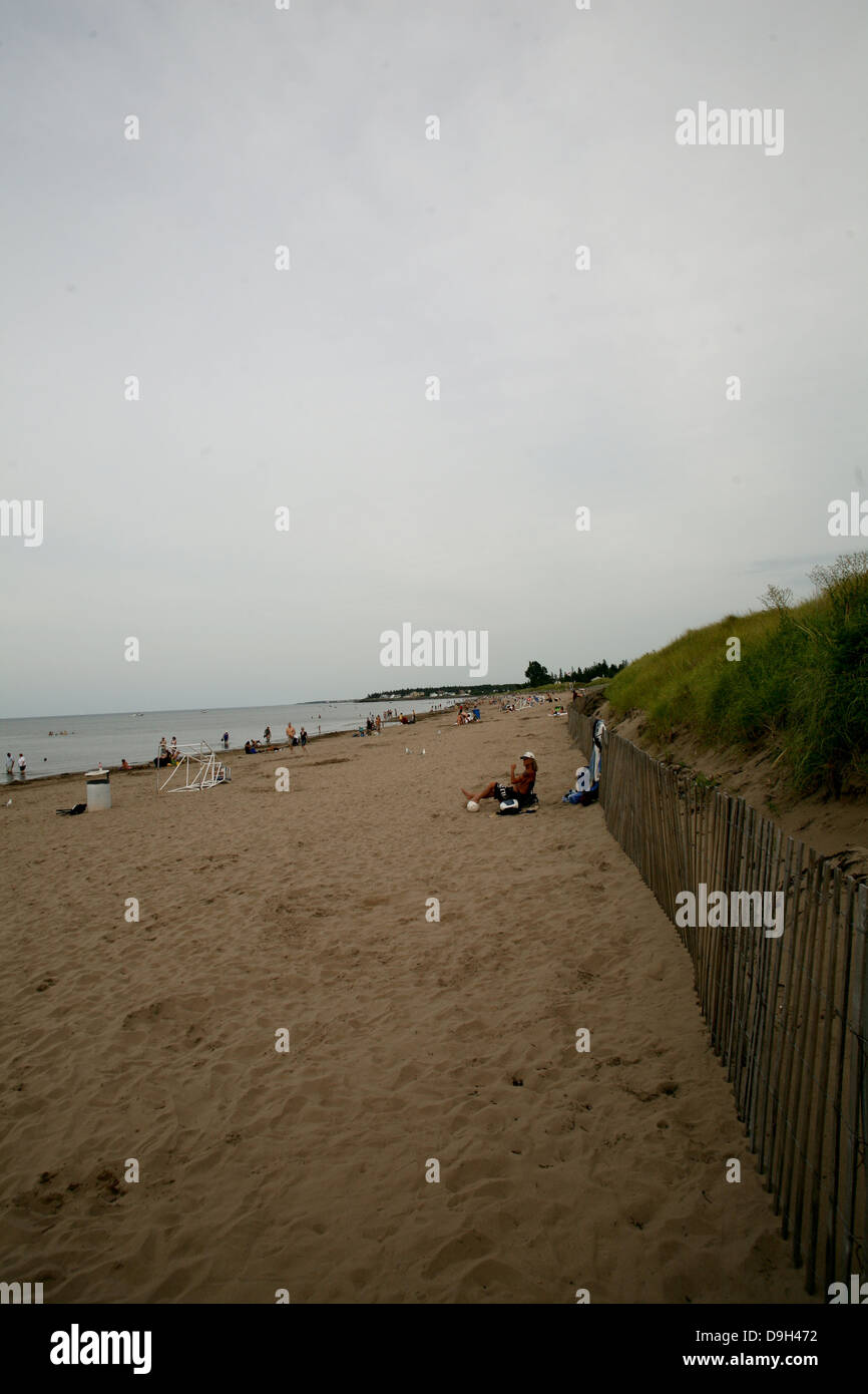 An empty Parlee Beach in Shediac, New Brunswick Stock Photo - Alamy