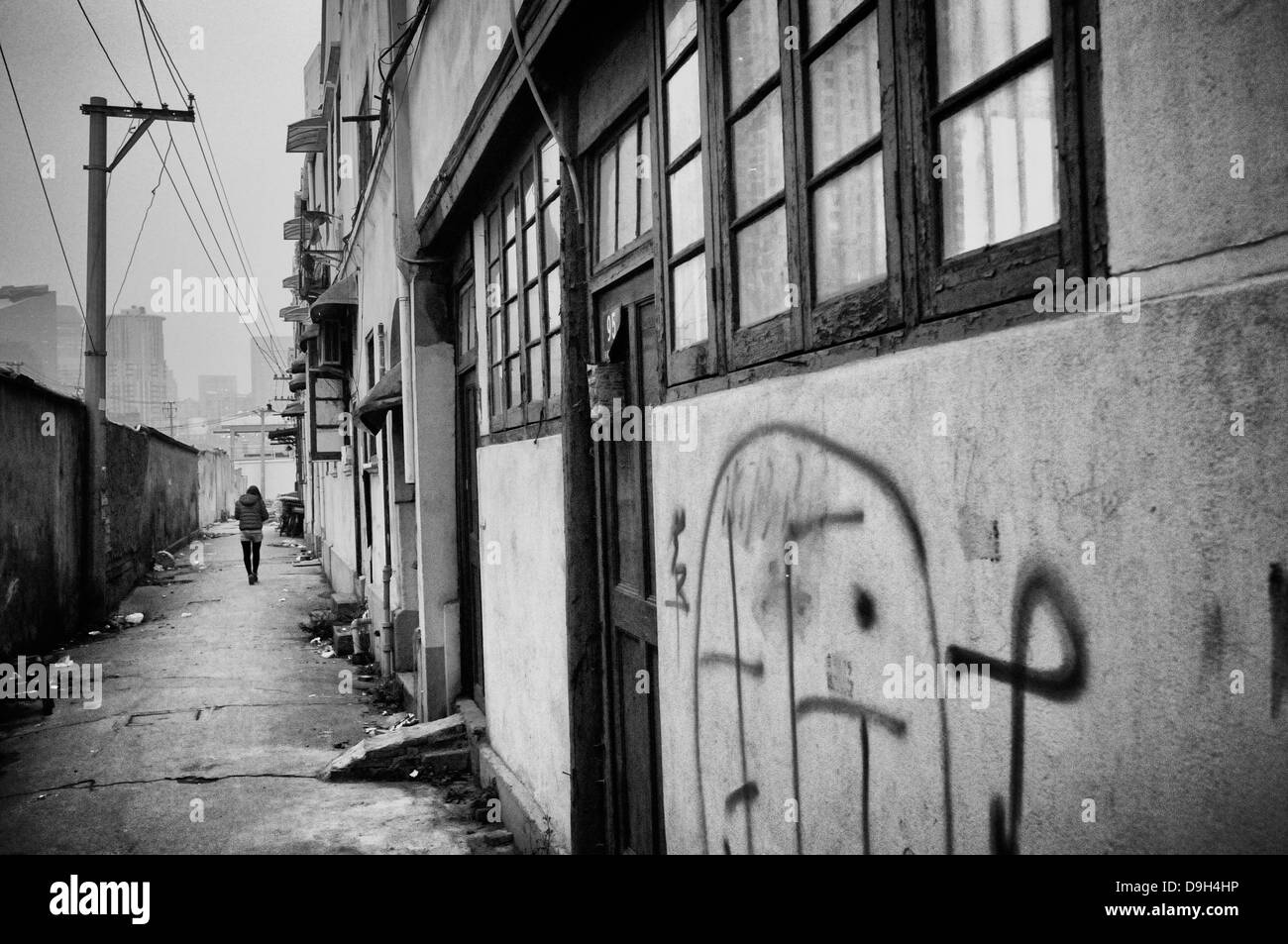 Poor shanghai Black and White Stock Photos & Images - Alamy