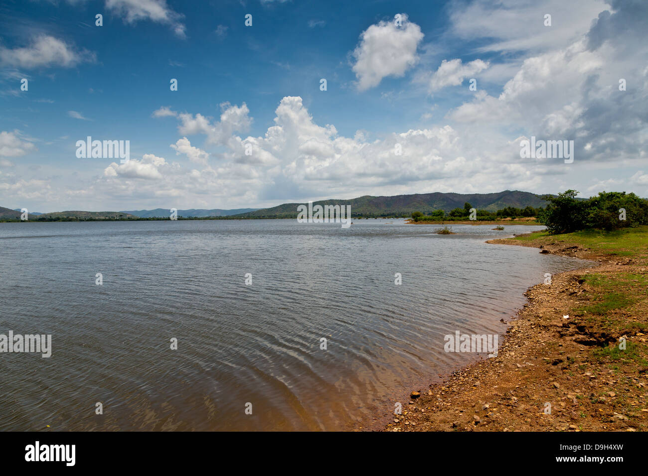 View over the Secret Lake in the Kampot Province, Cambodia Stock Photo ...