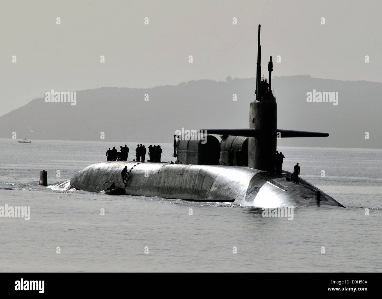 Ohio class guided missile submarine uss florida ssgn 728 hi-res stock ...