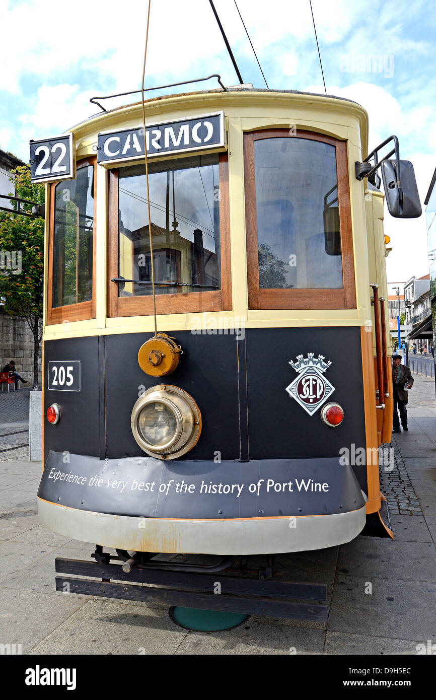 tramway Porto Portugal Stock Photo - Alamy