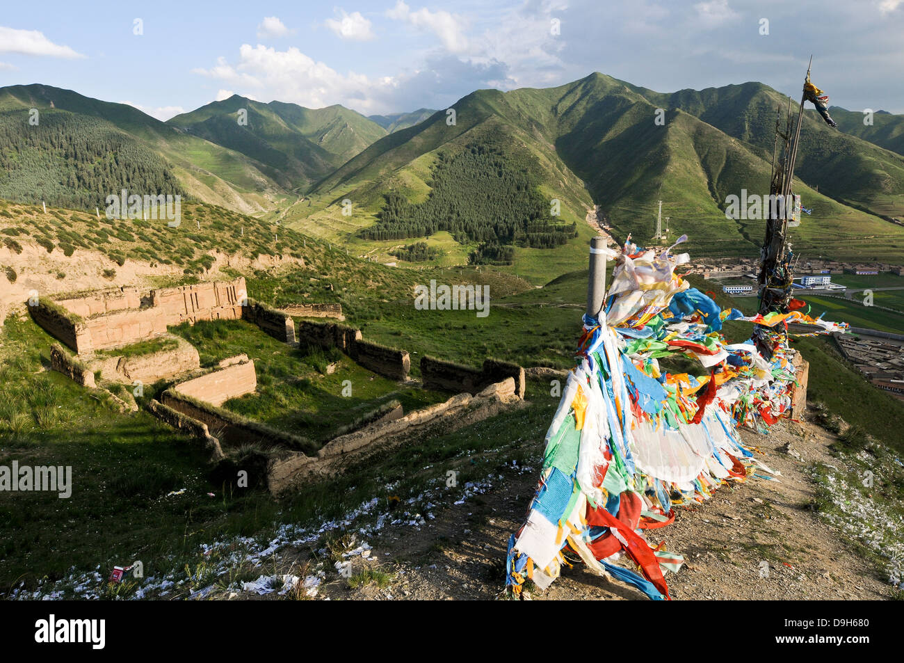 A Tibetan monastery in Labrang, China Stock Photo - Alamy