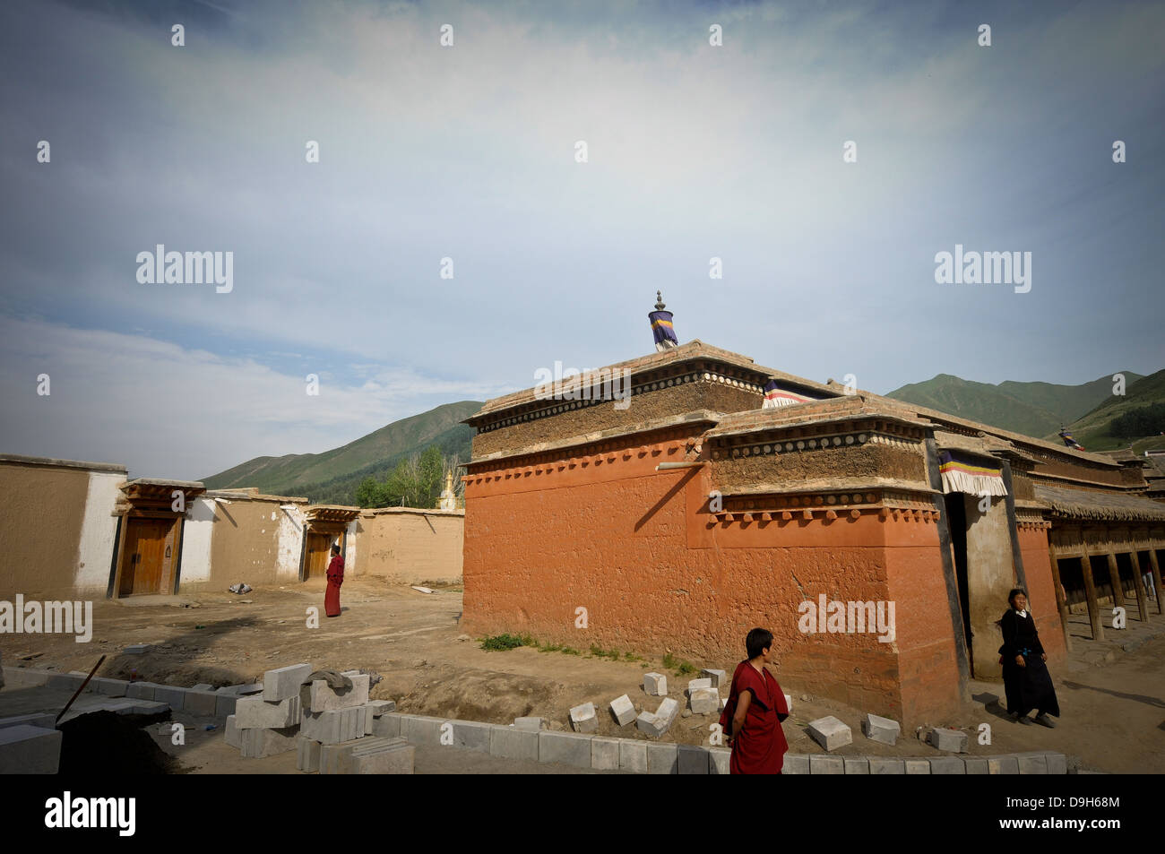 A Tibetan monastery in Labrang, China Stock Photo - Alamy