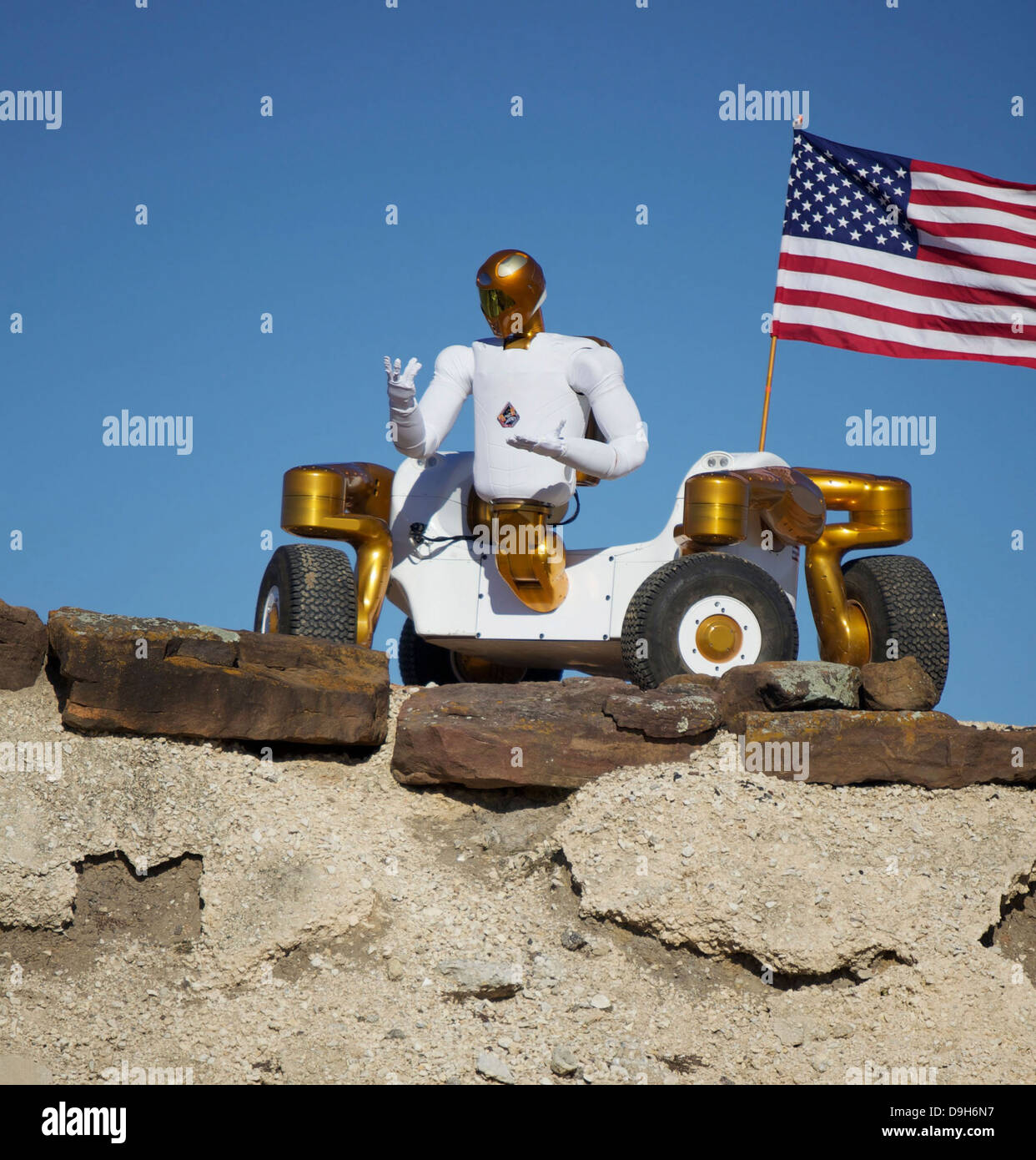 Robonaut 2 poses atop its new wheeled base, Centaur 2 Stock Photo - Alamy