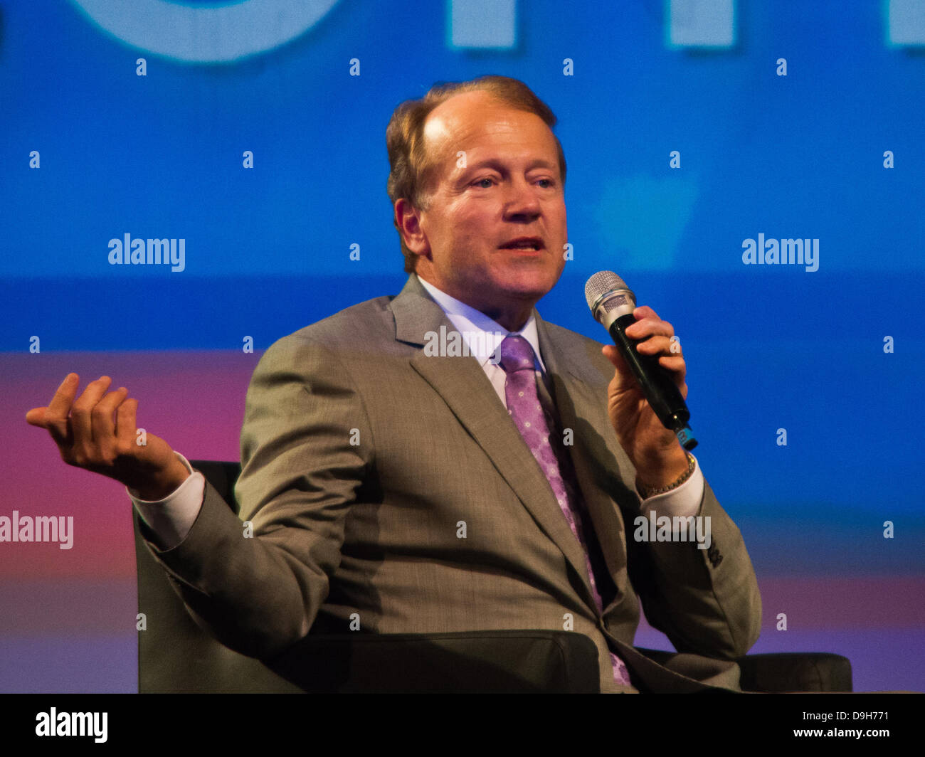 Israel, Jerusalem. 19th June, 2013. JOHN CHAMBERS, Chairman and CEO of ...