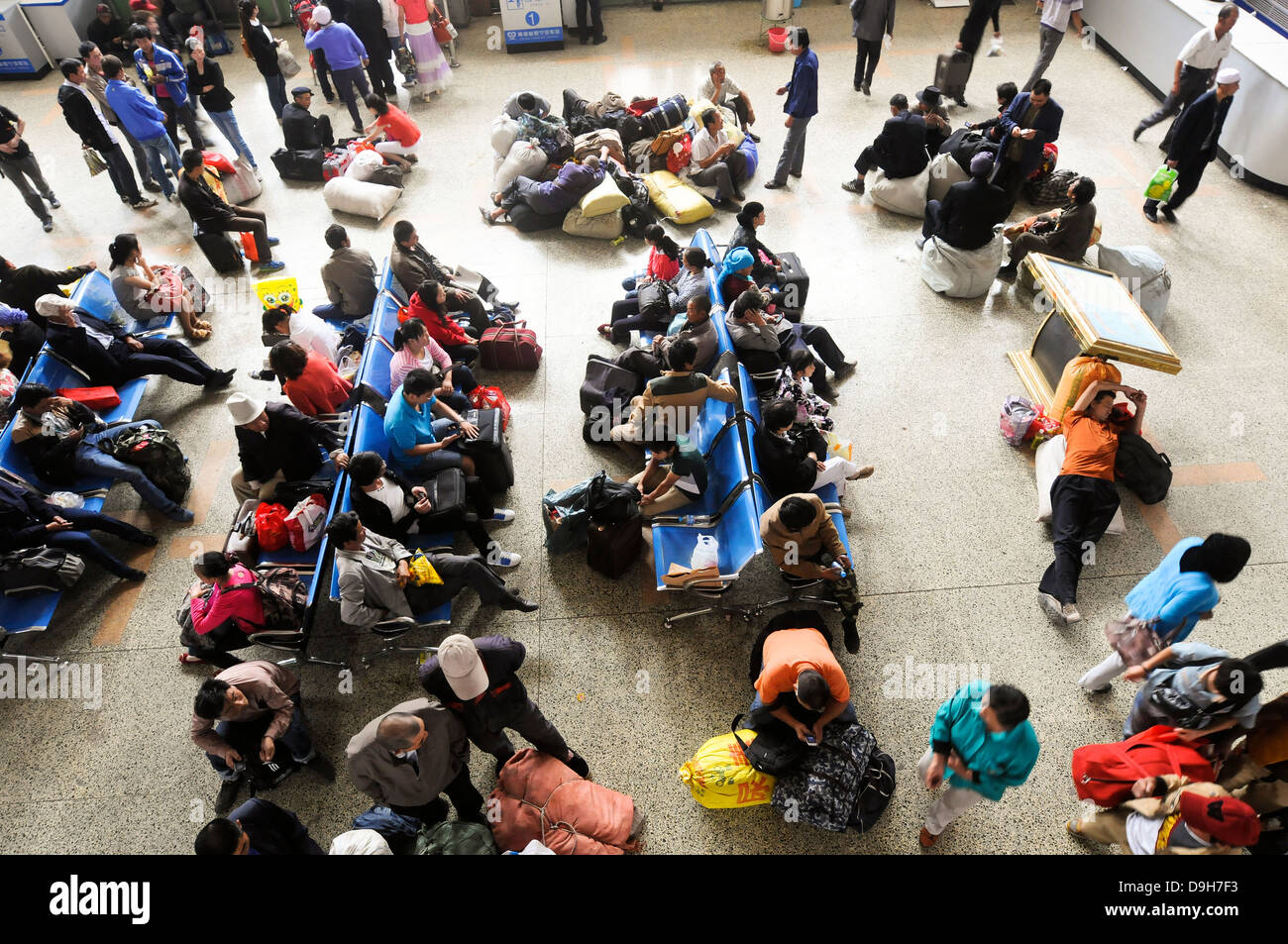 China bus passengers hi-res stock photography and images - Alamy