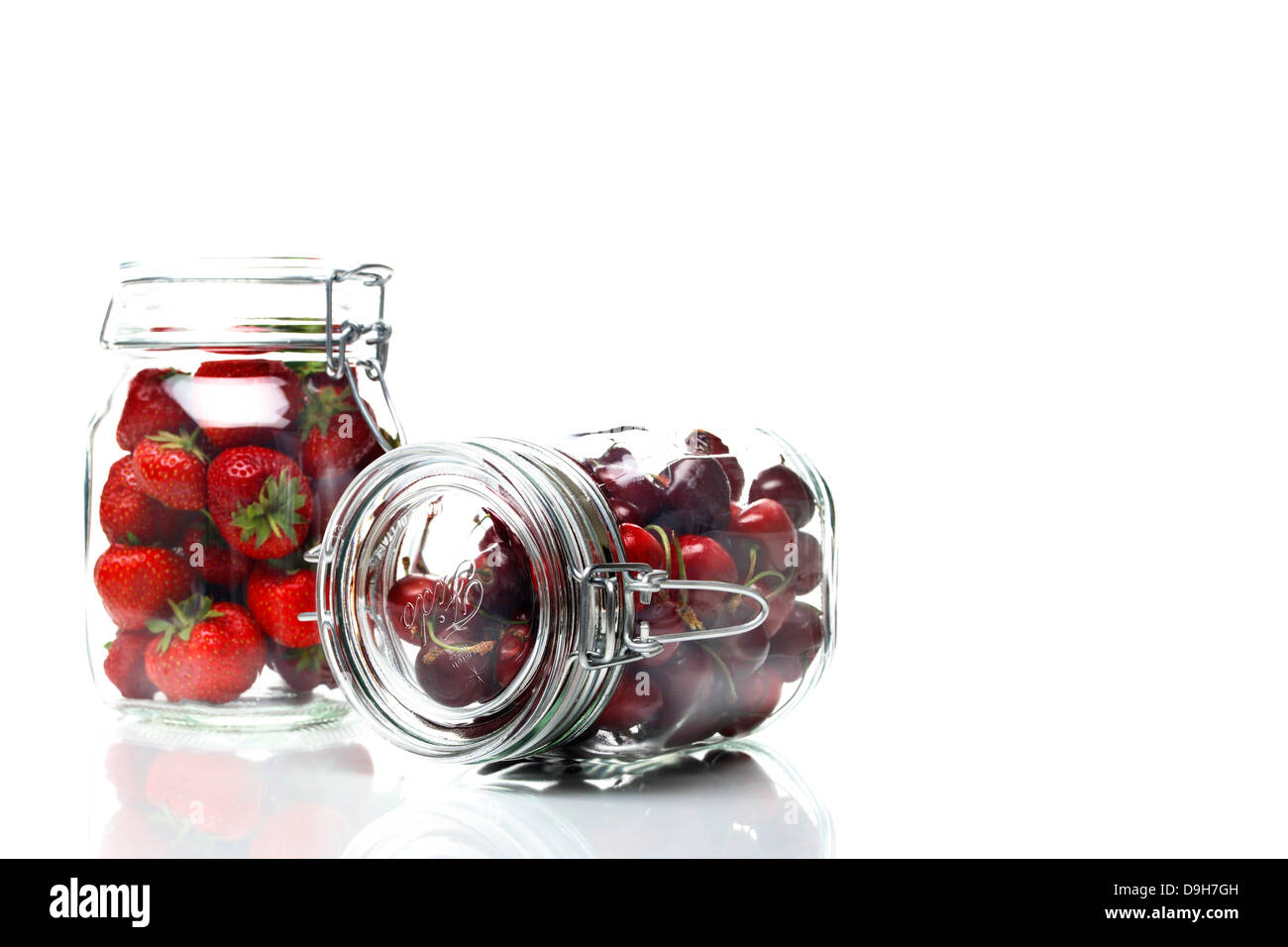 Fruit in the wake-up glass Stock Photo - Alamy