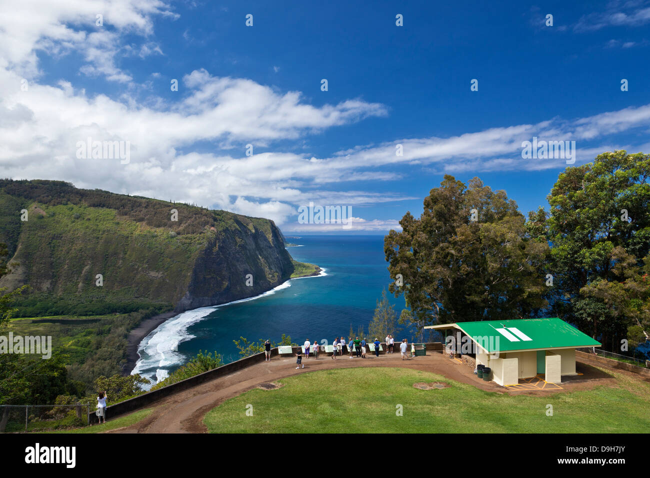 Overlook to Waipio Valley on Hawaii Island Stock Photo - Alamy