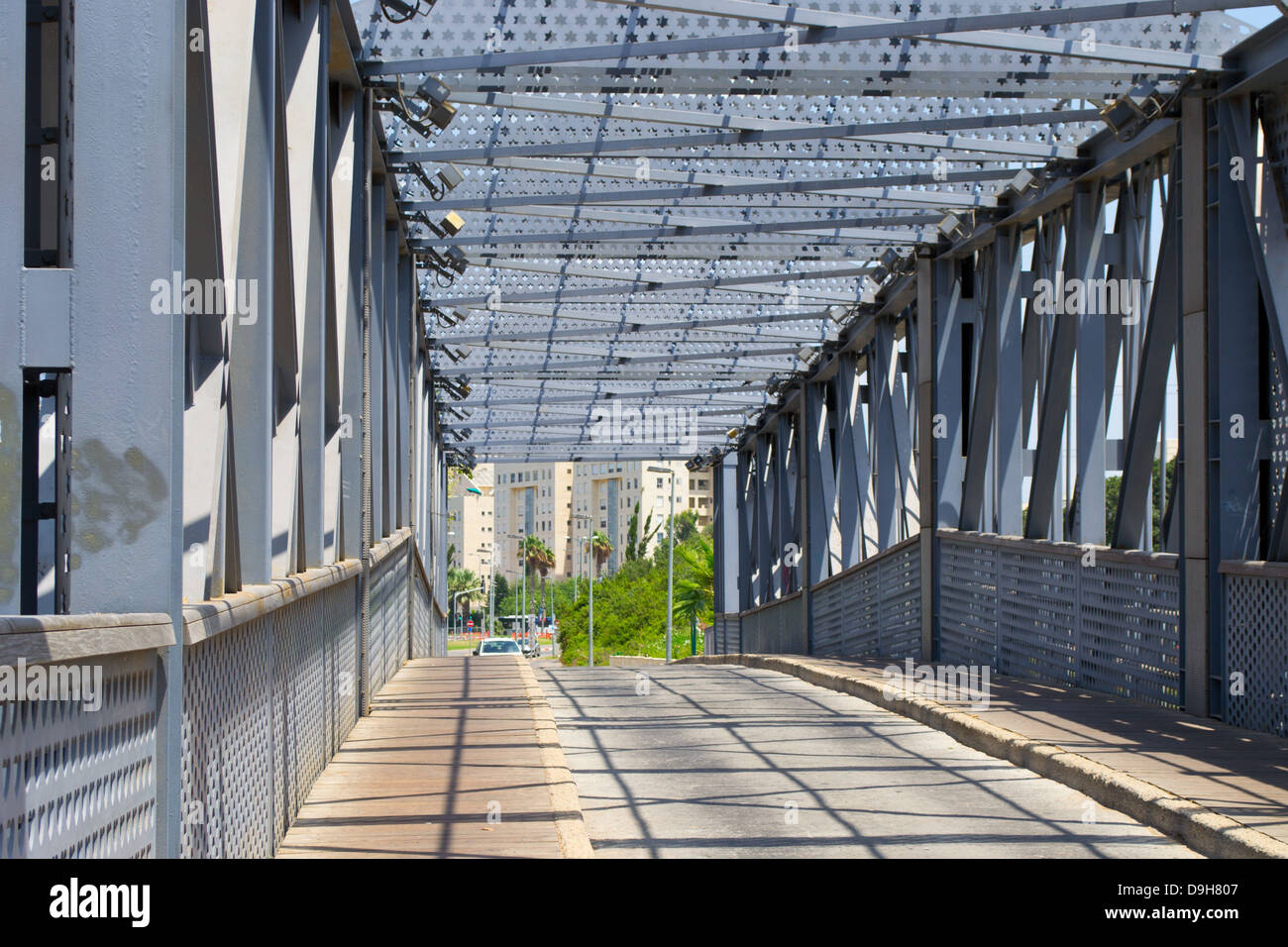 Steel Construction From Under Bridge Stock Photos & Steel Construction ...