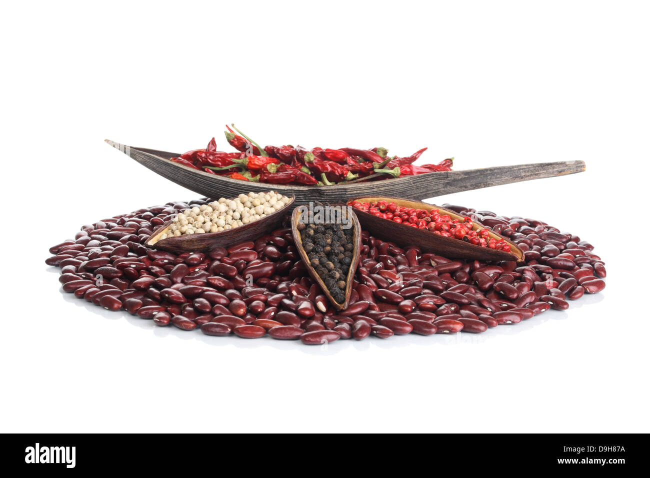 Chilli bean Cut Out Stock Images & Pictures - Alamy