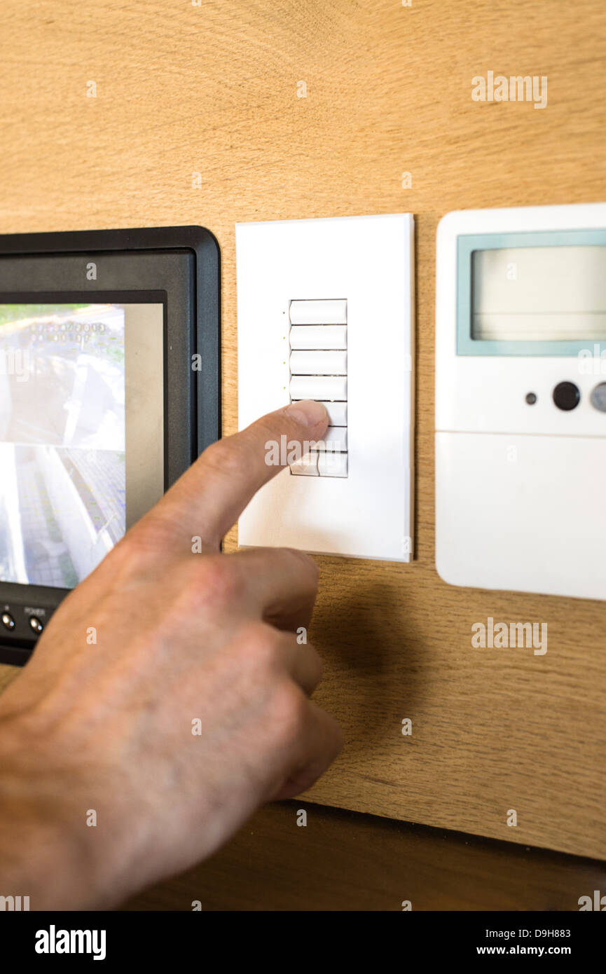 Person pressing index finger hi-res stock photography and images - Alamy