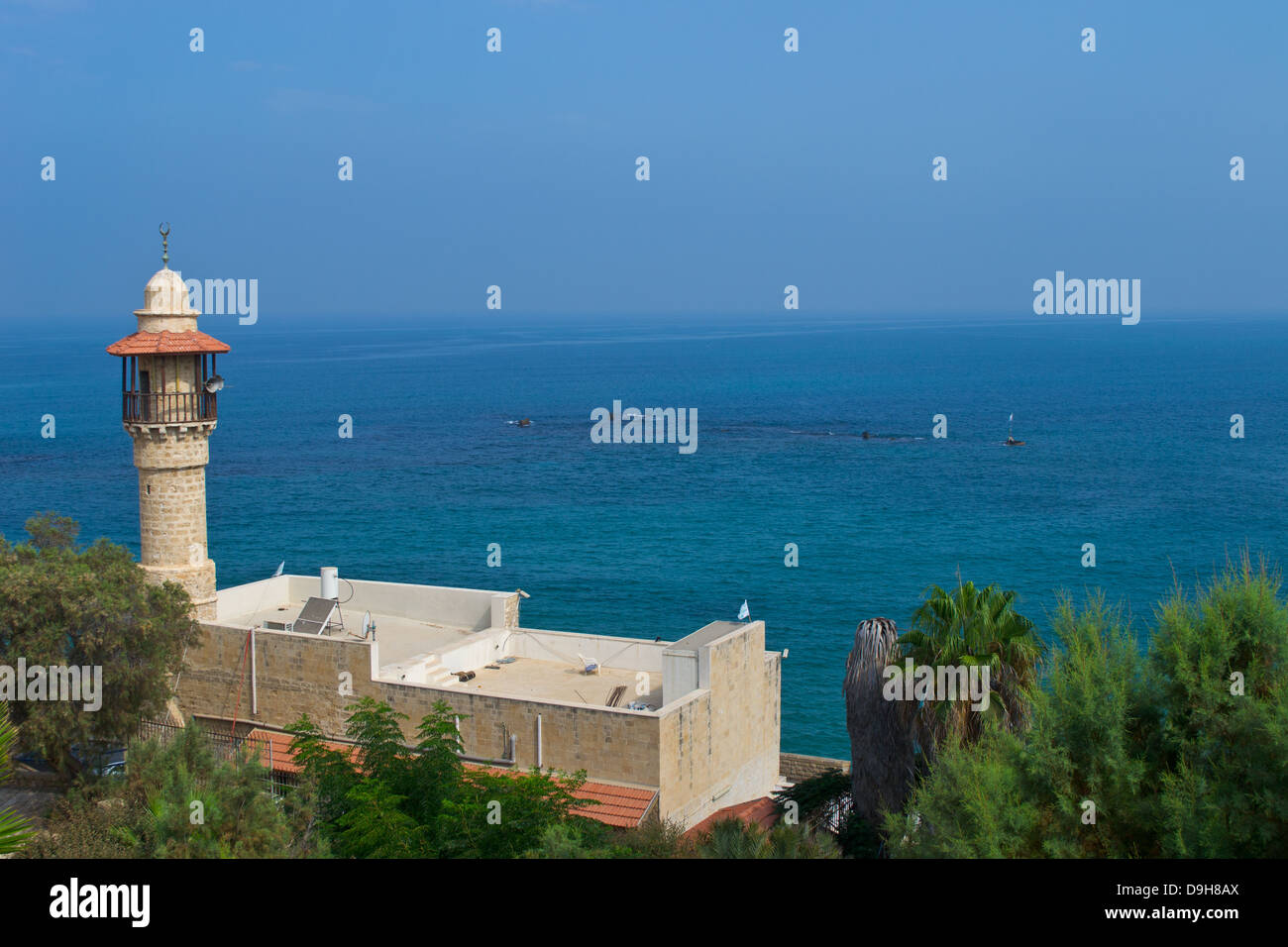Minaret of mosque in Jaffa,Israel Stock Photo - Alamy