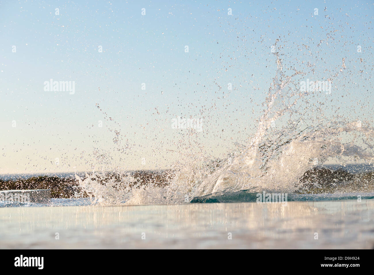 Splashed into pool hi-res stock photography and images - Alamy
