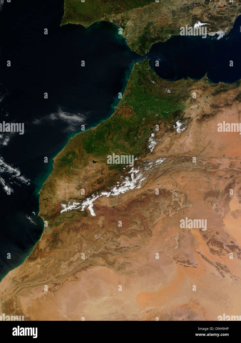 Morocco satellite africa desert hi-res stock photography and images - Alamy