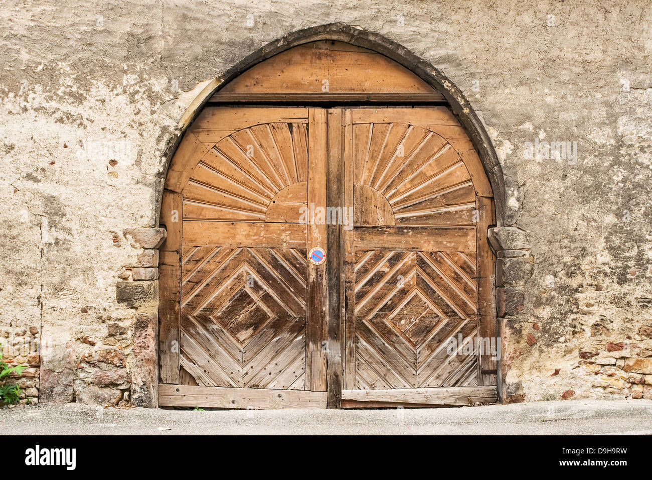 Old wooden gate, Old wooden gate Stock Photo - Alamy