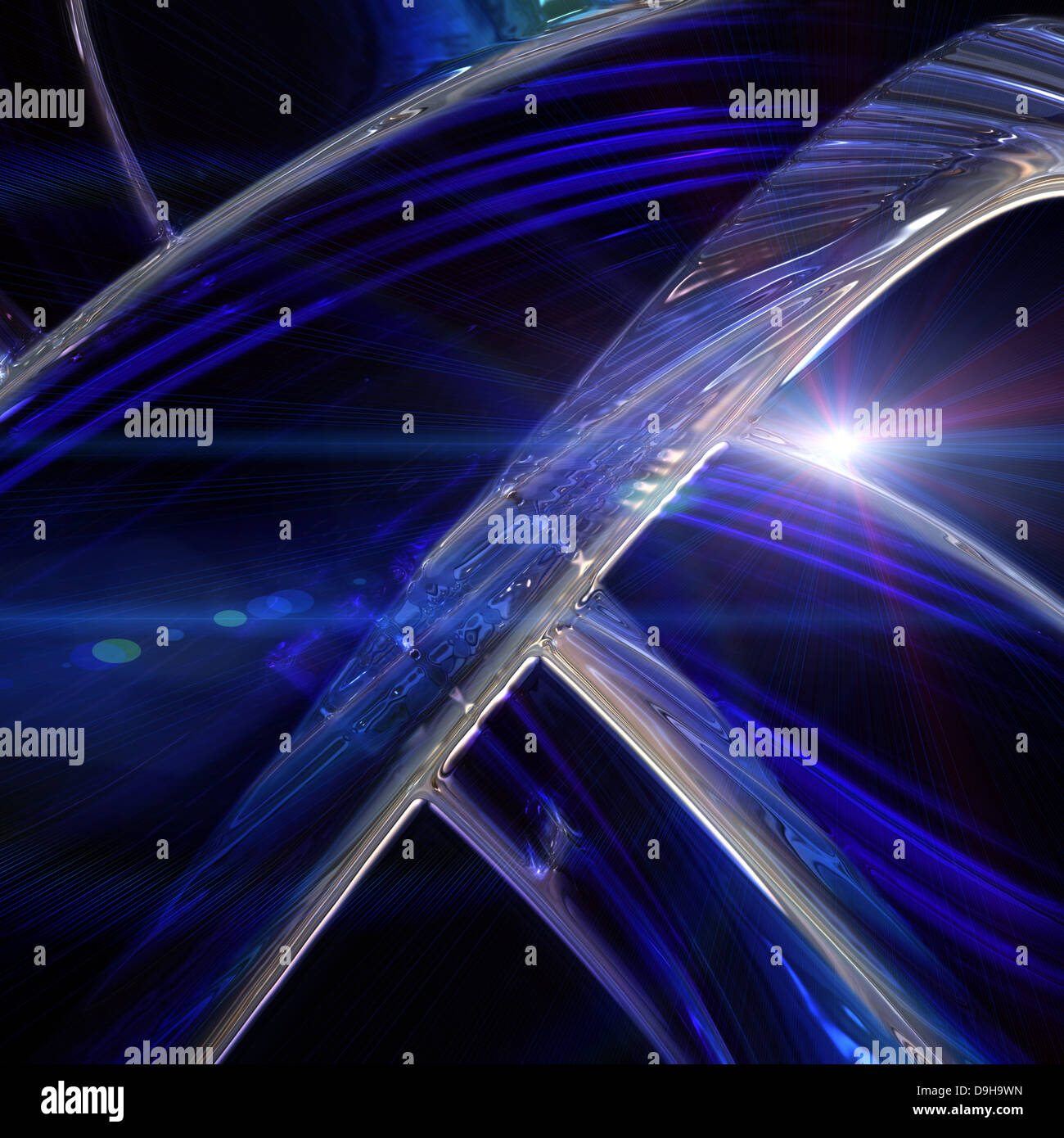Futuristic technology wave background design with lights Stock Photo ...