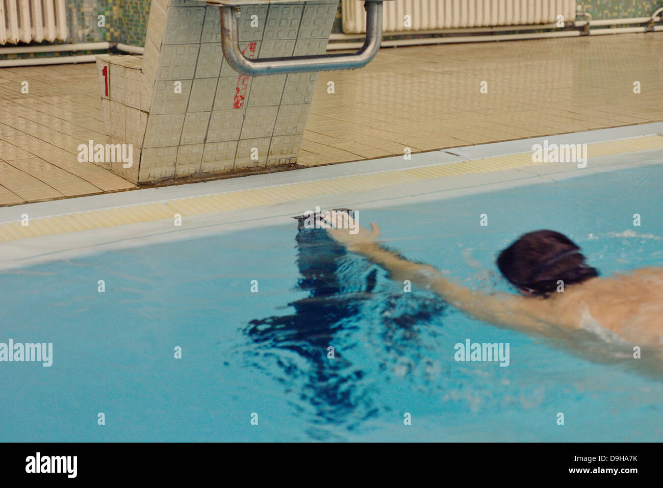 Swimmer stroke finish hi-res stock photography and images - Alamy