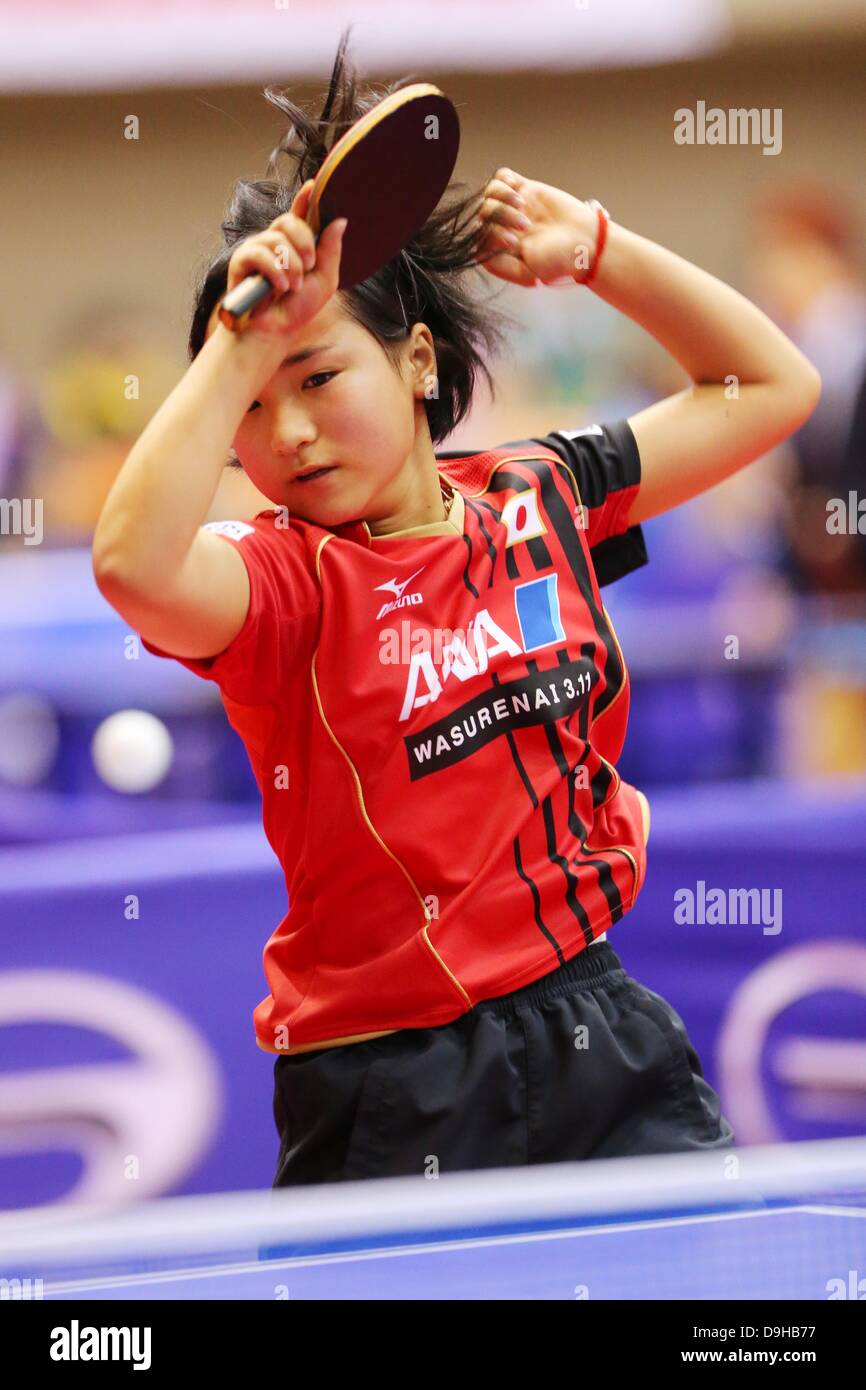 Mima Ito (JPN), JUNE 19, 2013 - Table Tennis : The Japan Open 2013 ...
