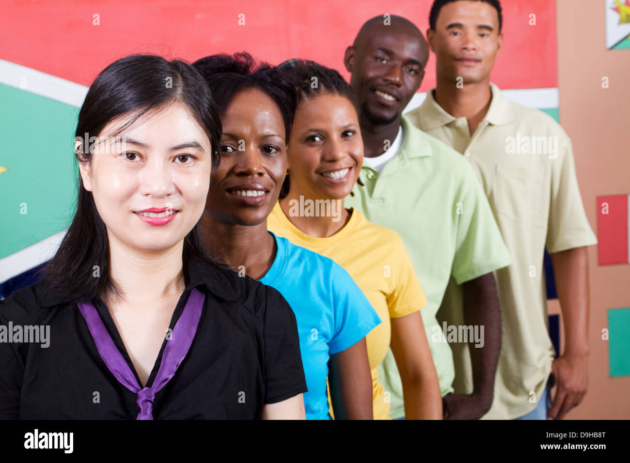 group of young people diversity Stock Photo - Alamy