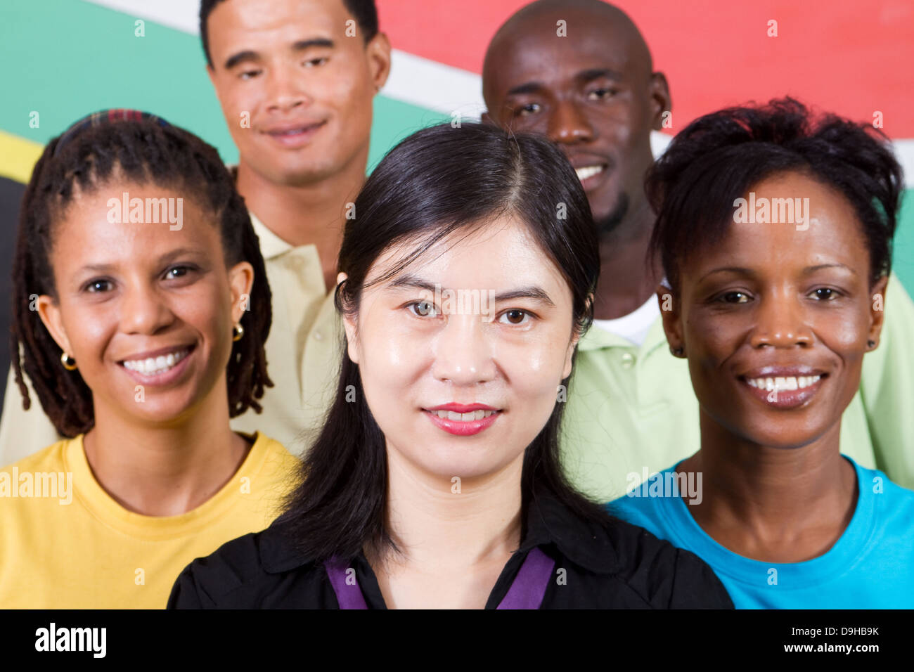 group of young people diversity Stock Photo - Alamy