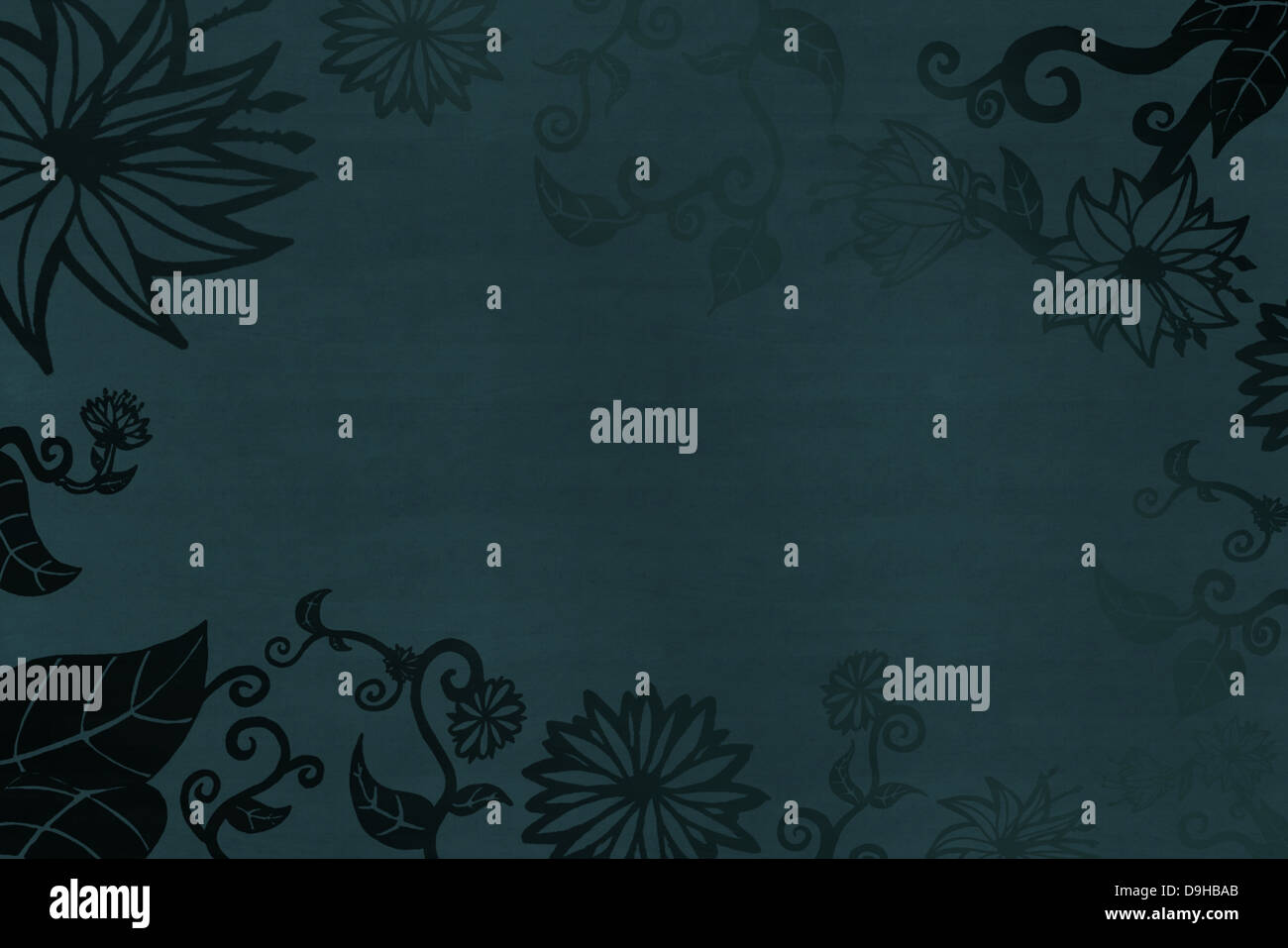 Beautiful illustrated flower background design with space for your text ...