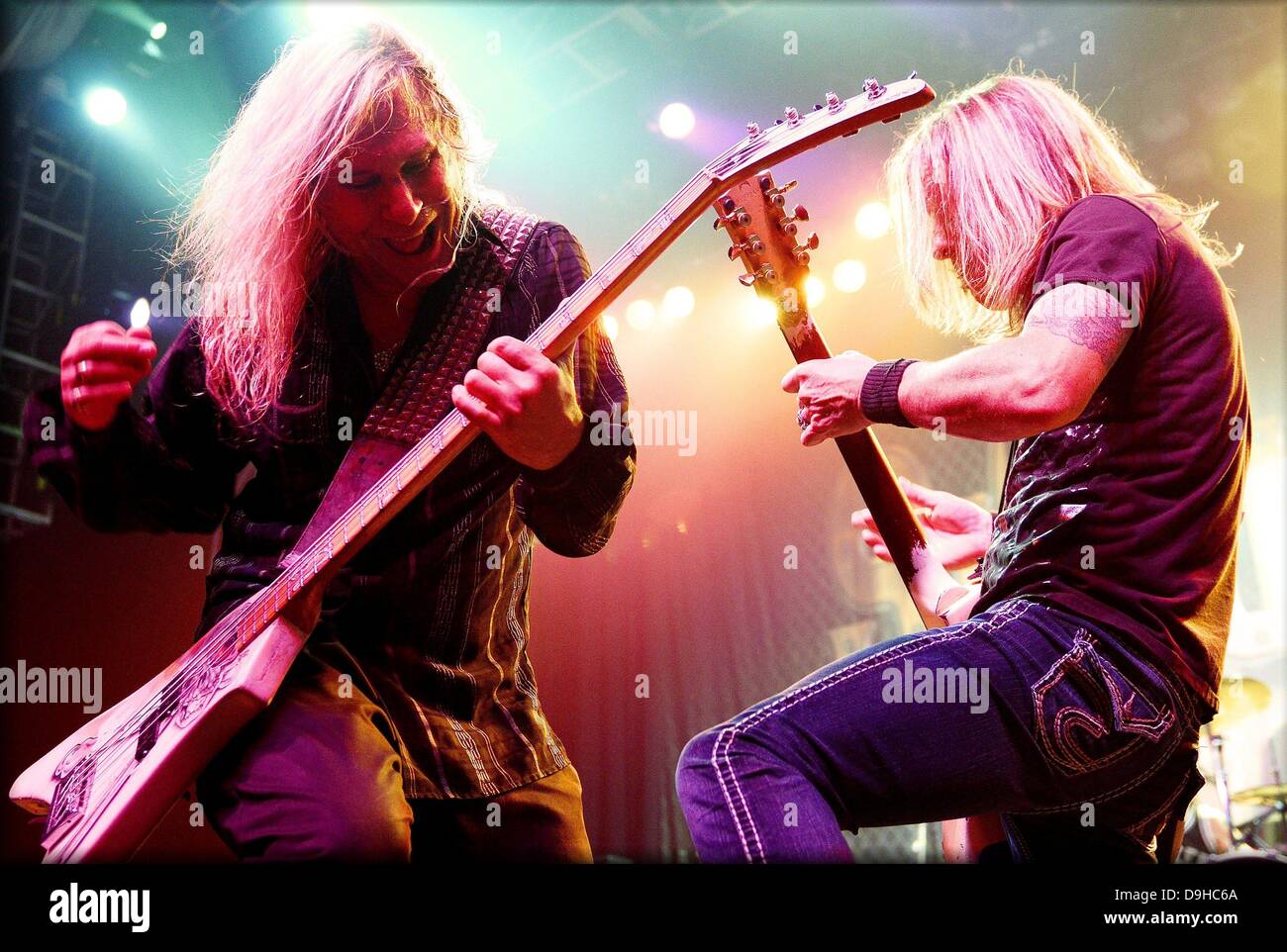 May 31, 2013 - Anaheim, California, U.S. - Slaughter bass player, DANA ...