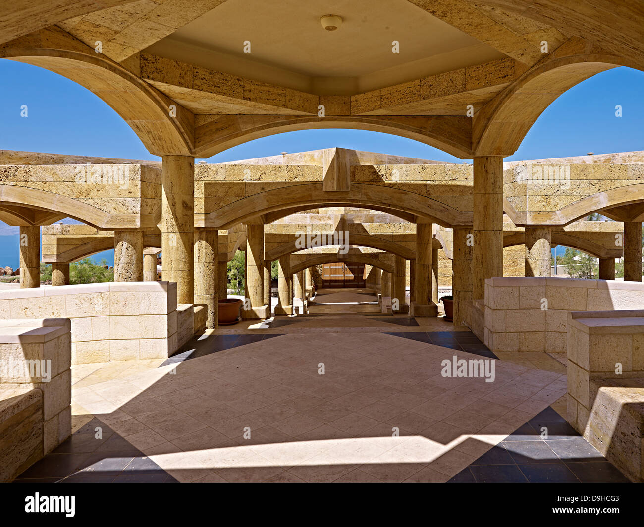 Panorama Museum at the Dead Sea in Ain Zarqa, Madaba, Jordan, Middle ...