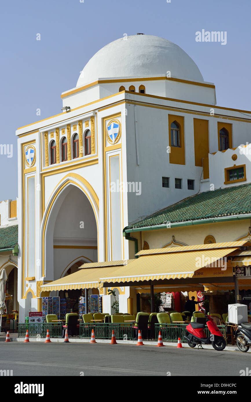 Old Market (Nea Agora), Mandraki Harbour, City of Rhodes, Rhodes (Rodos ...